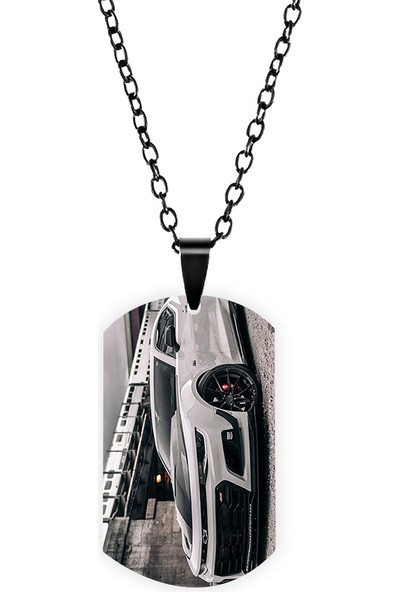 Camaro Baskılı Siyah Künye TYT1111