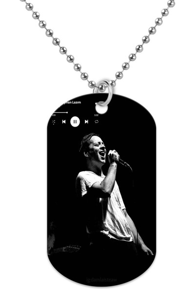 Rowalsi Duman Baskılı Gümüş Zincirli Künye/kolye TYT1539