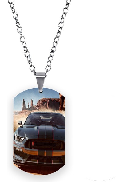 Rowalsi Ford Mustang Baskılı Künye TYT339