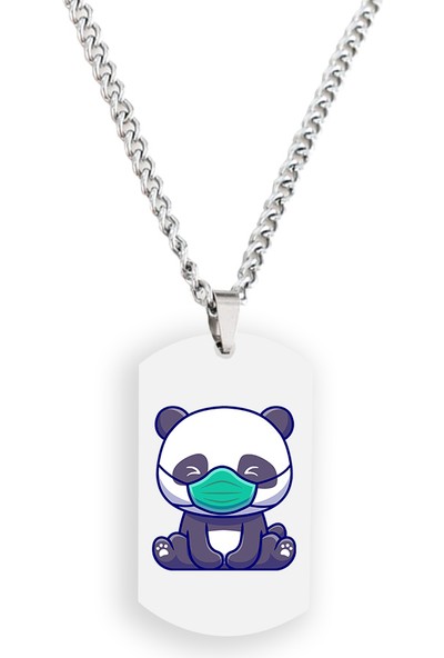 Rowalsi Maskeli Panda Künye/kolye YTKTRD897 Rowalsi Maskeli Panda Künye/kolye YTKTRD897