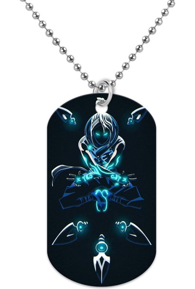 Rowalsi Jet Valorant Baskılı Gümüş Zincirli Künye/kolye TYT1631 Rowalsi Jet Valorant Baskılı Gümüş Zincirli Künye/kolye TYT1631