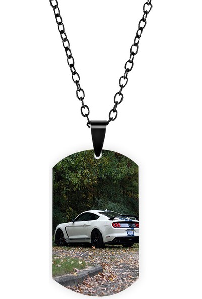 Rowalsi Ford Shellby GT350 Baskılı Siyah Künye TYT357