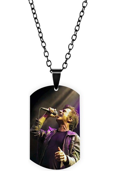 Rowalsi Teoman Baskılı Siyah Künye TYT817 Rowalsi Teoman Baskılı Siyah Künye TYT817