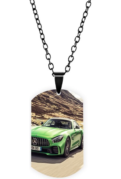 Rowalsi Mercedes Amg Baskılı Siyah Künye TYT463