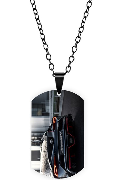 Rowalsi Supra Baskılı Siyah Künye TYT1075