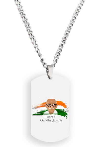 Rowalsi Gandi Baskılı Künye/kolye YTKTRD555