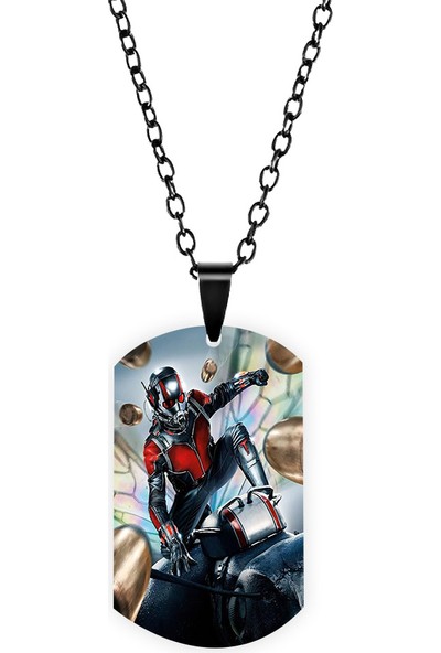 Rowalsi Antman Baskılı Siyah Künye TYT834