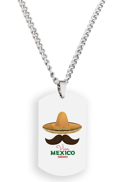 Rowalsi Mexico Baskılı Künye/kolye YTKTRD253