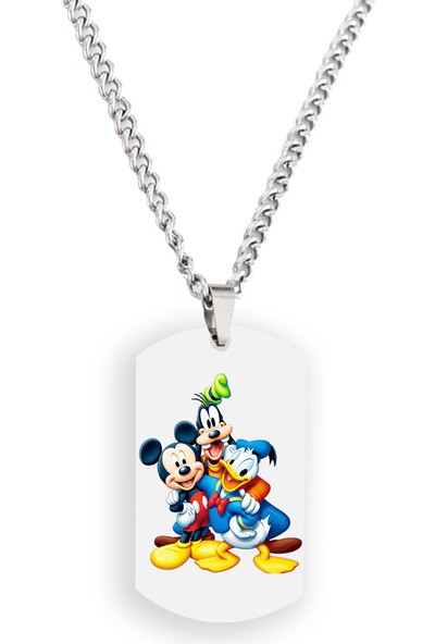 Rowalsi Mickey Mause Arkadaşları Künye/kolye YTKTRD745 Rowalsi Mickey Mause Arkadaşları Künye/kolye YTKTRD745