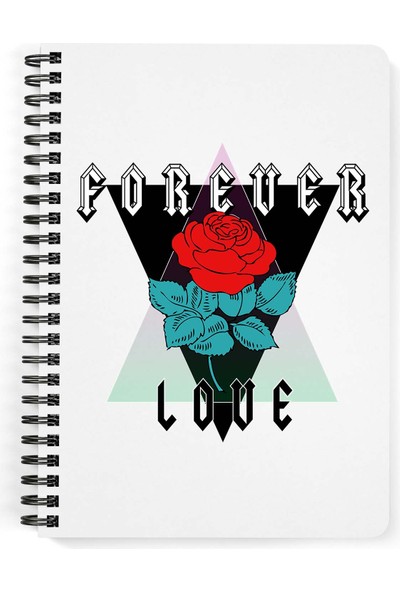 Astak Forever Love Baskılı Ahşap Kapaklı Defter 15X20 cm DFT1572 Astak Forever Love Baskılı Ahşap Kapaklı Defter 15X20 cm DFT1572