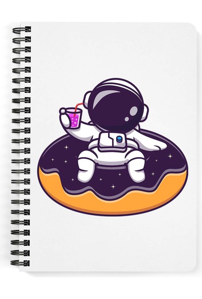 Astak Uzayda Keyif Baskılı Ahşap Kapaklı Defter 15X20 cm DFT1883 Astak Uzayda Keyif Baskılı Ahşap Kapaklı Defter 15X20 cm DFT1883