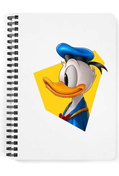 Astak Duck Baskılı Ahşap Kapaklı Defter 15X20 cm DFT6014
