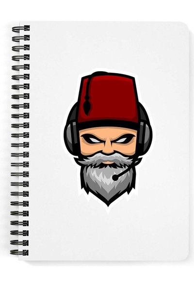 Astak Turkish Gamer Baskılı Ahşap Kapaklı Defter 15X20 cm DFT1725 Astak Turkish Gamer Baskılı Ahşap Kapaklı Defter 15X20 cm DFT1725