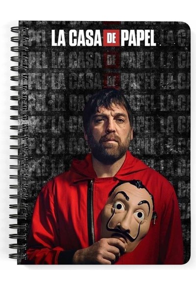 Astak La Casa De Papel Baskılı Ahşap Kapaklı Defter 15X20 cm DFT2745 Astak La Casa De Papel Baskılı Ahşap Kapaklı Defter 15X20 cm DFT2745