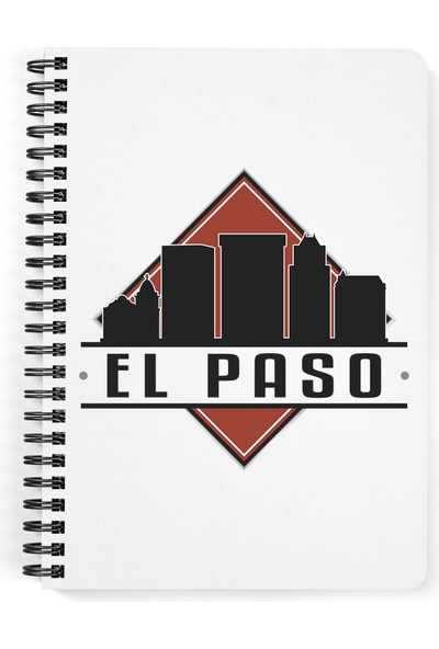 Astak El Paso Baskılı Ahşap Kapaklı Defter 15X20 cm DFT2255