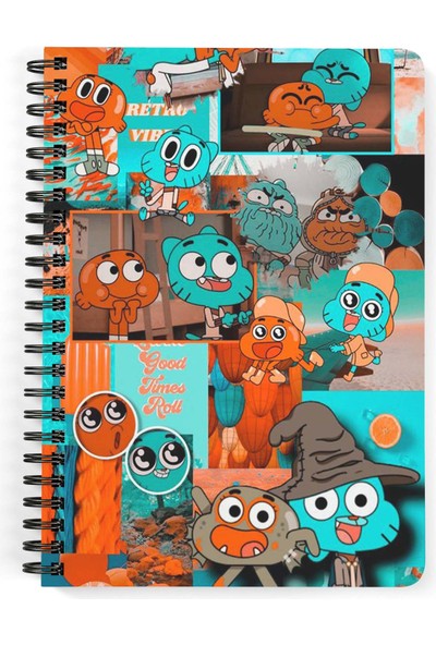 Astak Gumball Baskılı Ahşap Kapaklı Defter 15X20 cm DFT2498 Astak Gumball Baskılı Ahşap Kapaklı Defter 15X20 cm DFT2498