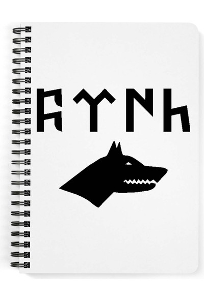 Astak Türk Baskılı Ahşap Kapaklı Defter 15X20 cm DFT1481