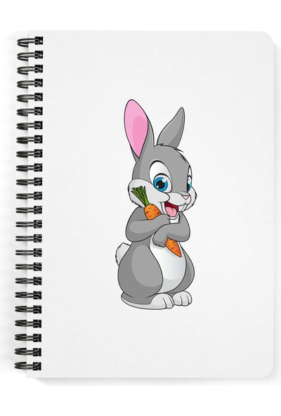 Astak Tavşan Baskılı Ahşap Kapaklı Defter 15X20 cm DFT6018 Astak Tavşan Baskılı Ahşap Kapaklı Defter 15X20 cm DFT6018