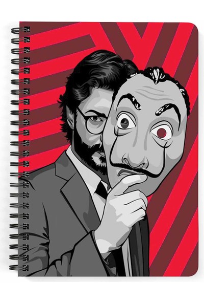 Astak La Casa De Papel El Profesor Baskılı Ahşap Kapaklı Defter 15X20 cm DFT4823 Astak La Casa De Papel El Profesor Baskılı Ahşap Kapaklı Defter 15X20 cm DFT4823