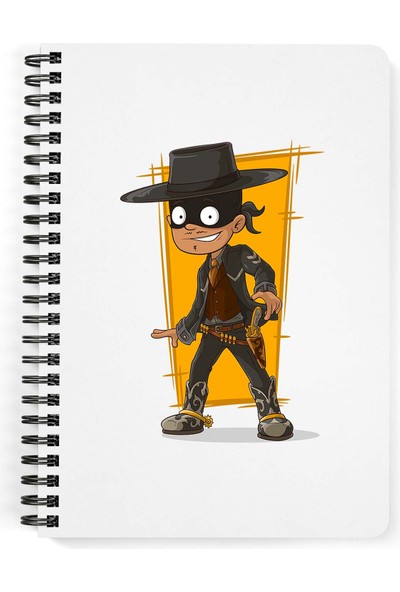 Astak Haydut Baskılı Ahşap Kapaklı Defter 15X20 cm DFT1347