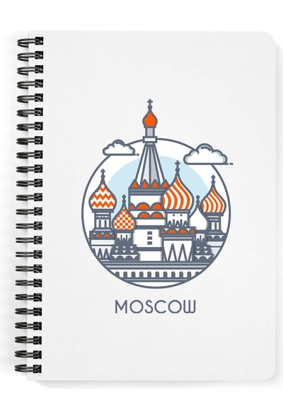 Astak Moskova Baskılı Ahşap Kapaklı Defter 15X20 cm DFT2304 Astak Moskova Baskılı Ahşap Kapaklı Defter 15X20 cm DFT2304