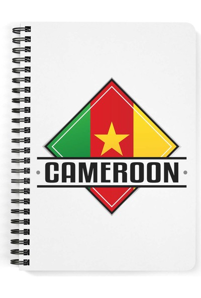 Astak Kamerun Baskılı Ahşap Kapaklı Defter 15X20 cm DFT2242