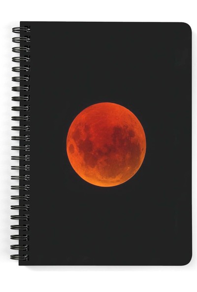 Astak Ay Baskılı Ahşap Kapaklı Defter 15X20 cm DFT2433