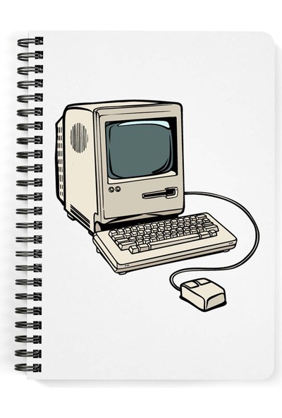 Astak Bilgisayar Baskılı Ahşap Kapaklı Defter 15X20 cm DFT1784