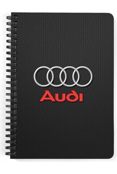 Astak Audi Baskılı Ahşap Kapaklı Defter 15X20 cm DFT2672