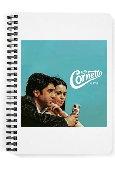 Astak Cornetto Baskılı Ahşap Kapaklı Defter 15X20 cm DFT6265 Astak Cornetto Baskılı Ahşap Kapaklı Defter 15X20 cm DFT6265