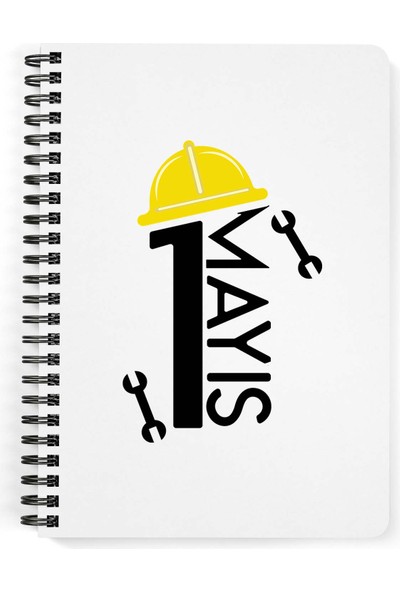 Astak 1 Mayıs Baskılı Ahşap Kapaklı Defter 15X20 cm DFT1416