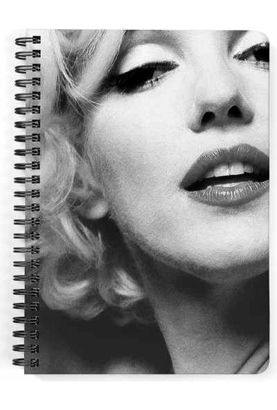 Astak Marilyn Monroe Baskılı Ahşap Kapaklı Defter 15X20 cm DFT3728