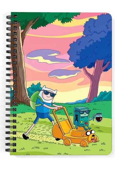 Astak Adventure Time Baskılı Ahşap Kapaklı Defter 15X20 cm DFT3318 Astak Adventure Time Baskılı Ahşap Kapaklı Defter 15X20 cm DFT3318
