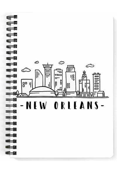 Astak New Orleans Baskılı Ahşap Kapaklı Defter 15X20 cm DFT2949 Astak New Orleans Baskılı Ahşap Kapaklı Defter 15X20 cm DFT2949