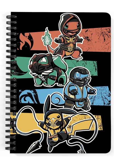 Astak Pokemon Baskılı Ahşap Kapaklı Defter 15X20 cm DFT4244
