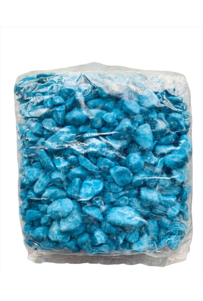 Tropikal Saksılar Için Dekoratif Çakıltaşı Mavi 400gr Tropikal Saksılar Için Dekoratif Çakıltaşı Mavi 400gr