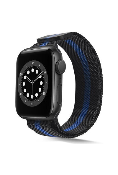 Stone Case Apple Watch 38MM Uyumlu Metal-Tel Örgü Işlemeli Mıknatıslı Metal Kordon Stone Case Apple Watch 38MM Uyumlu Metal-Tel Örgü Işlemeli Mıknatıslı Metal Kordon