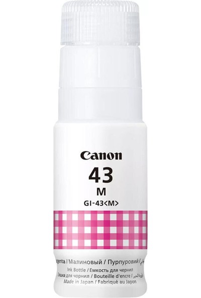 EKS Ticaret Canon Gı-43 M Magenta Mürekkep EKS Ticaret Canon Gı-43 M Magenta Mürekkep