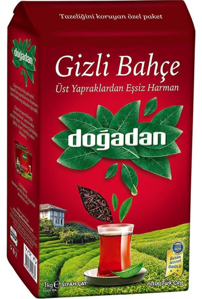Doğadan Gizli Bahçe Dökme Siyah Çay 1000 gr Doğadan Gizli Bahçe Dökme Siyah Çay 1000 gr