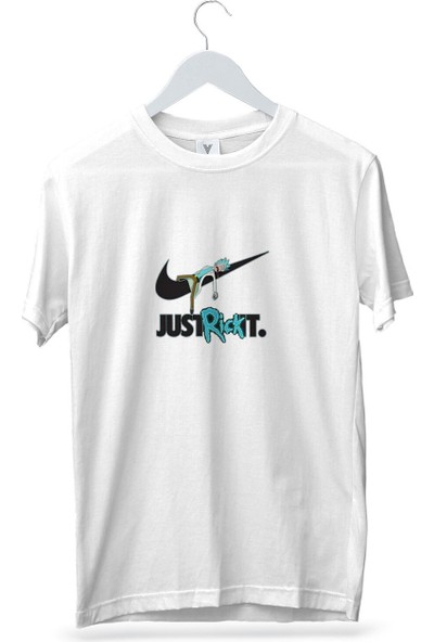 Takivis Rick And Morty Nike Bisiklet Yaka Kısa Kollu Tişört