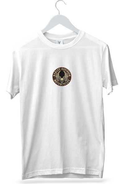 Takivis Harley Davidson Motorcycles Bisiklet Yaka Kısa Kollu Tişört