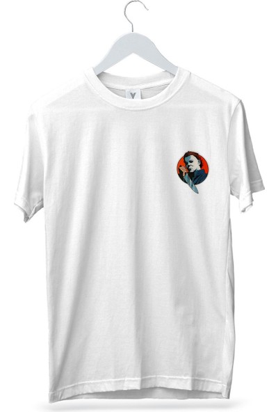 Takivis Hallowen Katil Bisiklet Yaka Kısa Kollu Tişört Takivis Hallowen Katil Bisiklet Yaka Kısa Kollu Tişört