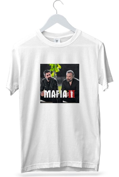 Takivis Kurtlar Vadisii Mafiaa 2 Bisiklet Yaka Kısa Kollu Tişört