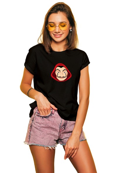 Takivis La Casa De Papel Kadın Kısa Kollu Tişört