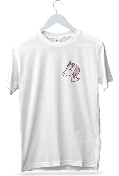 Takivis Unicorn Bisiklet Yaka Kısa Kollu Tişört
