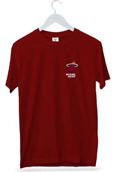 Takivis Miami Heat Bisiklet Yaka Kısa Kollu Tişört