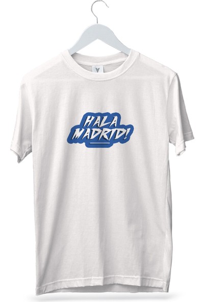 Takivis Real Madrid Hala Madrid Bisiklet Yaka Kısa Kollu Tişört