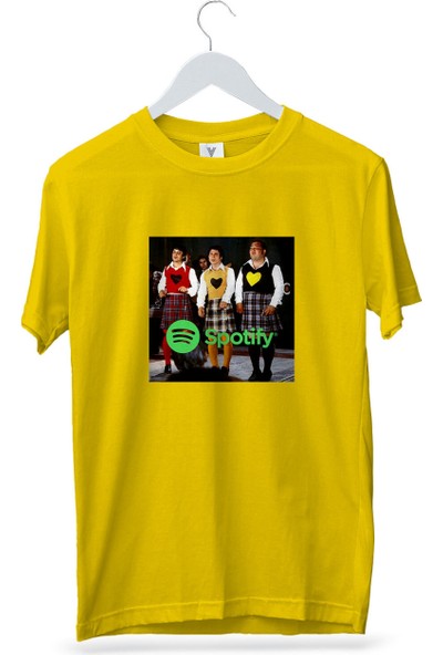 Takivis Hababam Sınıfı Spotify Bisiklet Yaka Kısa Kollu Tişört Takivis Hababam Sınıfı Spotify Bisiklet Yaka Kısa Kollu Tişört