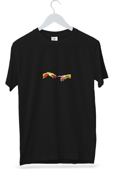 Takivis Adem'in Yaratılışı Bisiklet Yaka Kısa Kollu Tişört