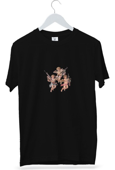 Takivis Serseri Melekler Bisiklet Yaka Kısa Kollu Tişört